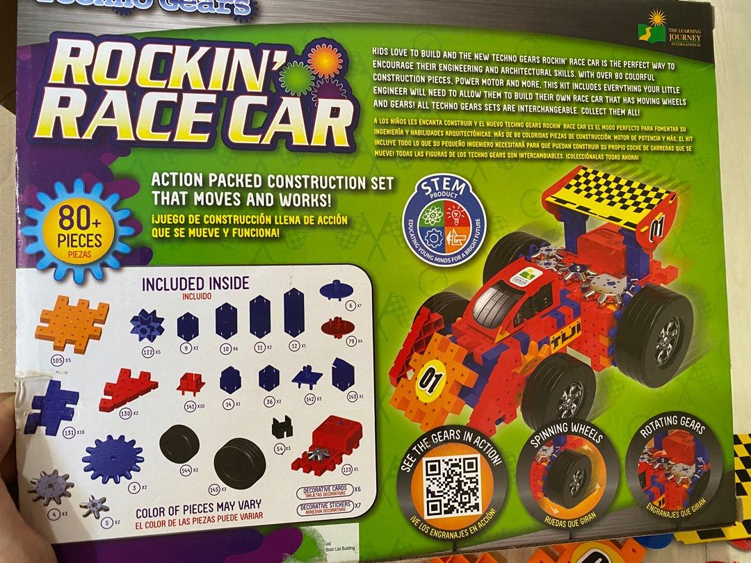 Techno Gear Rockin Race Car (STEM toy), Hobbies & Toys, Toys & Games on ...