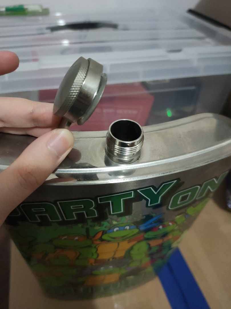 RARE ITEM Teenage mutant ninja turtles Flask, Furniture & Home Living ...