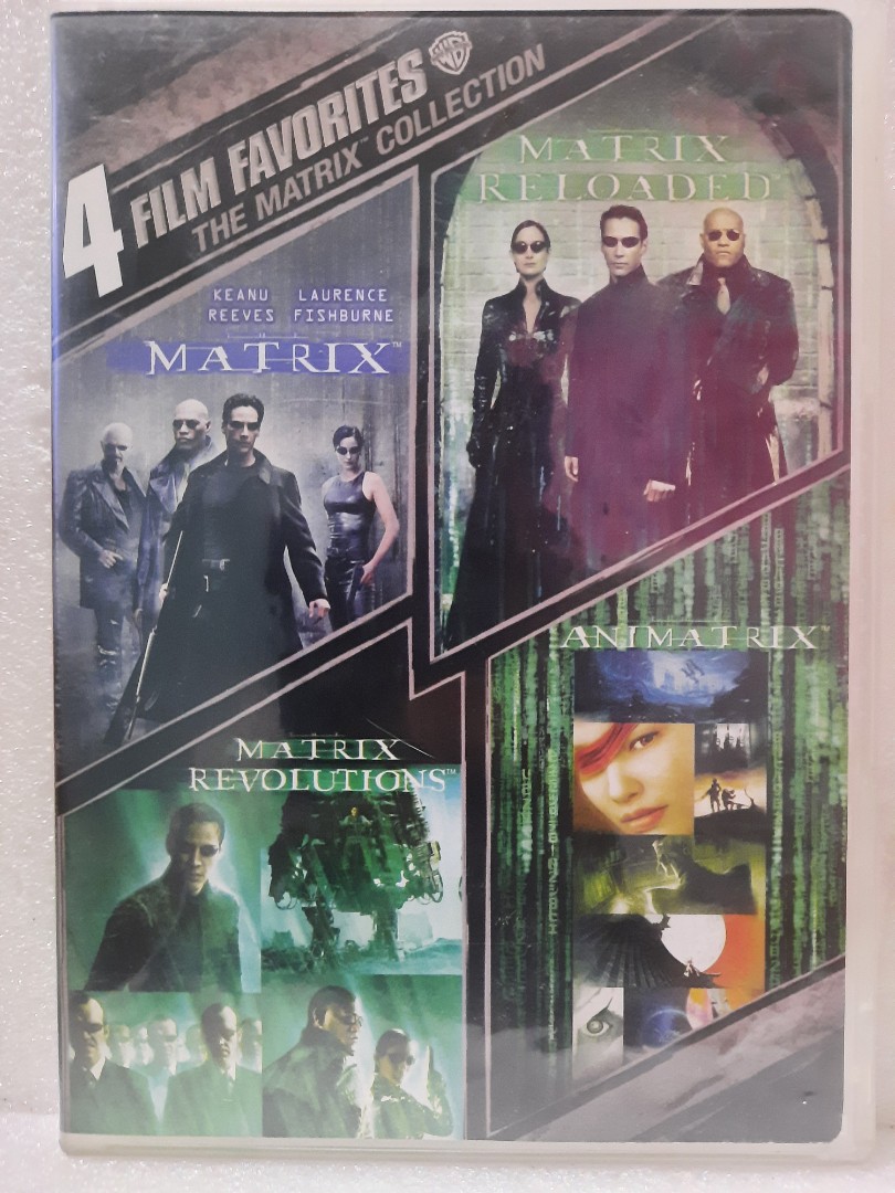 THE MATRIX DVD COLLECTION -4 FILM FAVORITES on Carousell