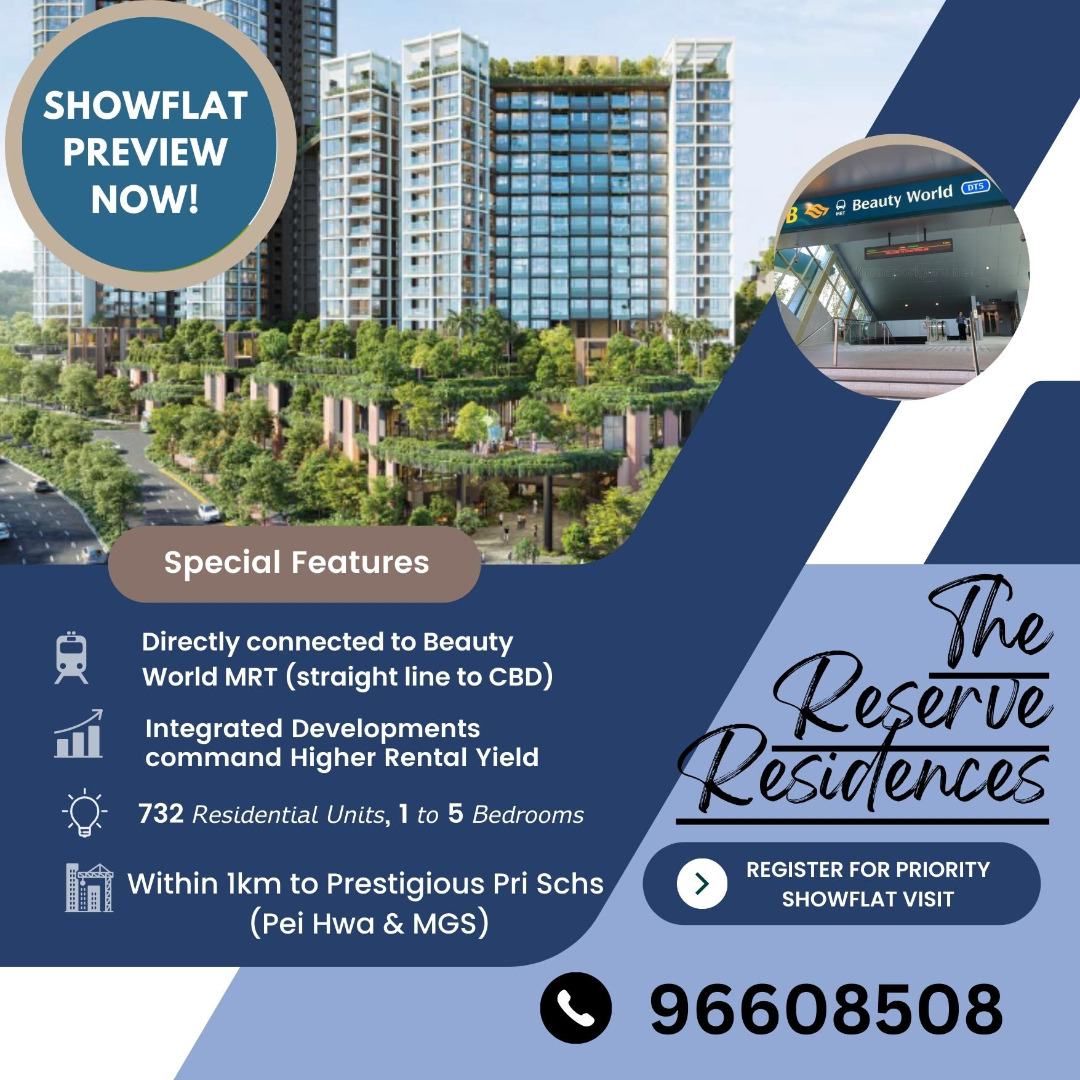 The Reserve Residences - Directly connected to Beauty World MRT ...