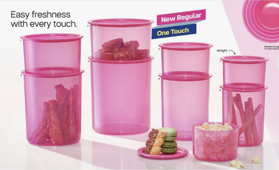 Tupperware One Touch Collection, Furniture & Home Living, Kitchenware & Tableware, Other ...