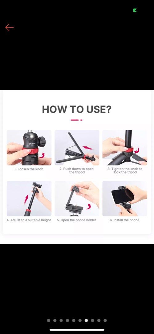 Ulanzi Mt 44 Extendable Tripod Selfie Stick Photography Photography