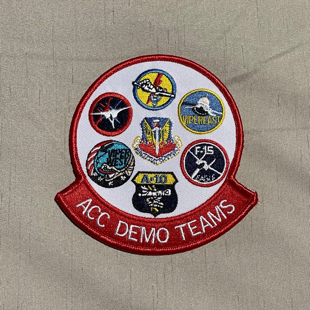 USAF ACC Demo Teams Patch, Hobbies & Toys, Memorabilia & Collectibles ...