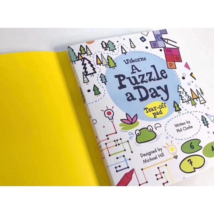 USBORNE Drawing a Day Puzzle a Day Drawing Book, Hobbies & Toys ...