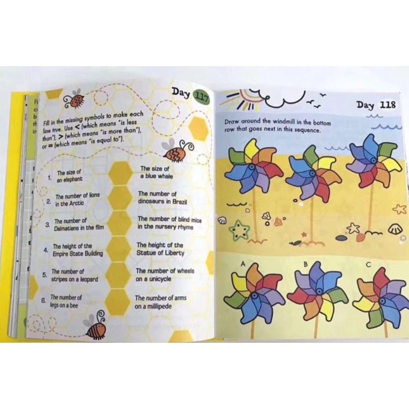 USBORNE Drawing a Day Puzzle a Day Drawing Book, Hobbies & Toys ...