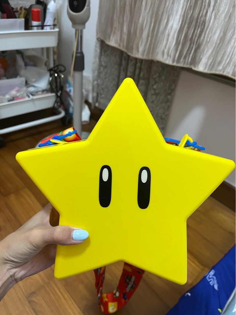 USJ POPCORN BUCKET BAG SUPER NINTENDO WORLD MARIO STAR, Women's Fashion ...