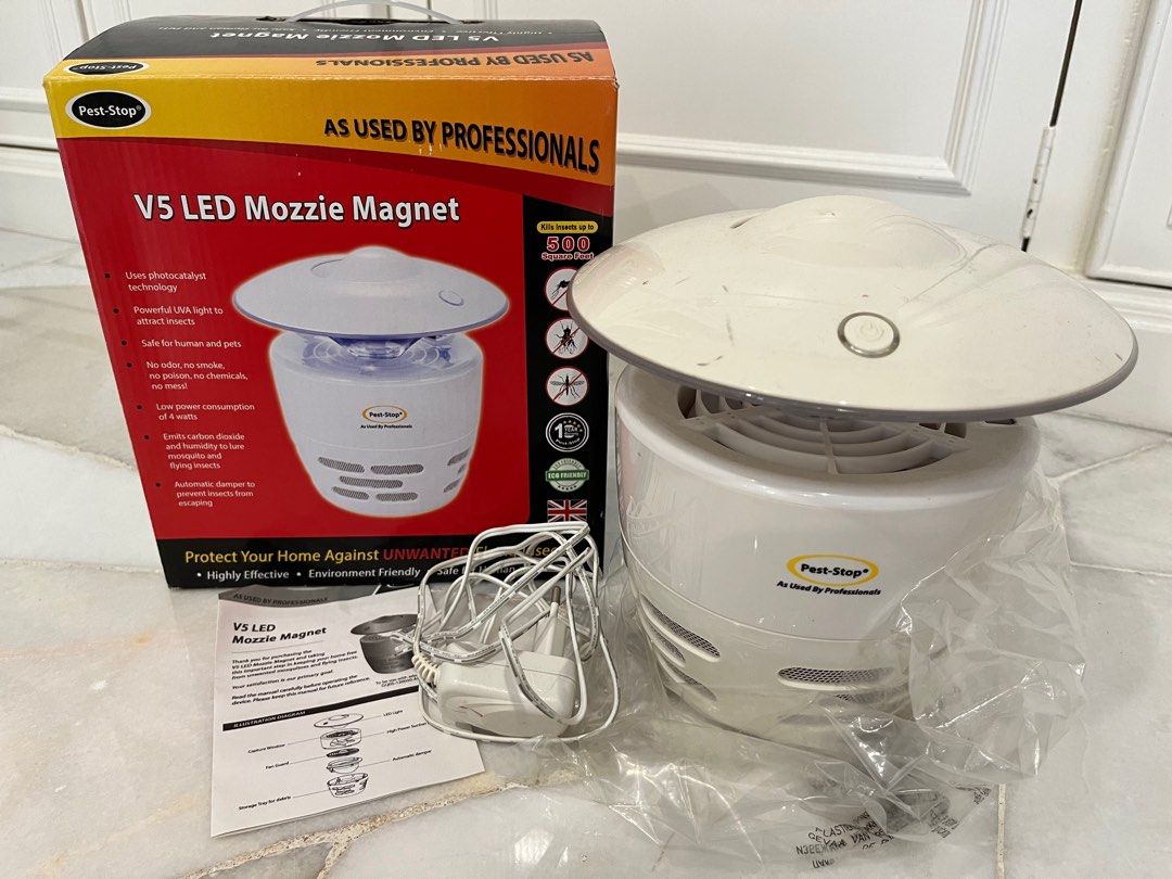 V5 LED Mozzie Magnet, TV & Home Appliances, Electrical, Adaptors & Sockets on Carousell