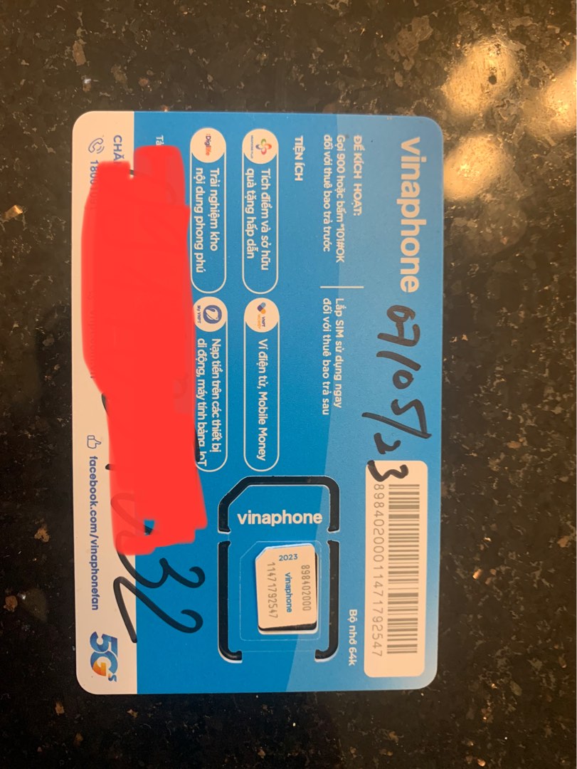 Vietnam -mobile SIM card, Tickets & Vouchers, Store Credits on Carousell