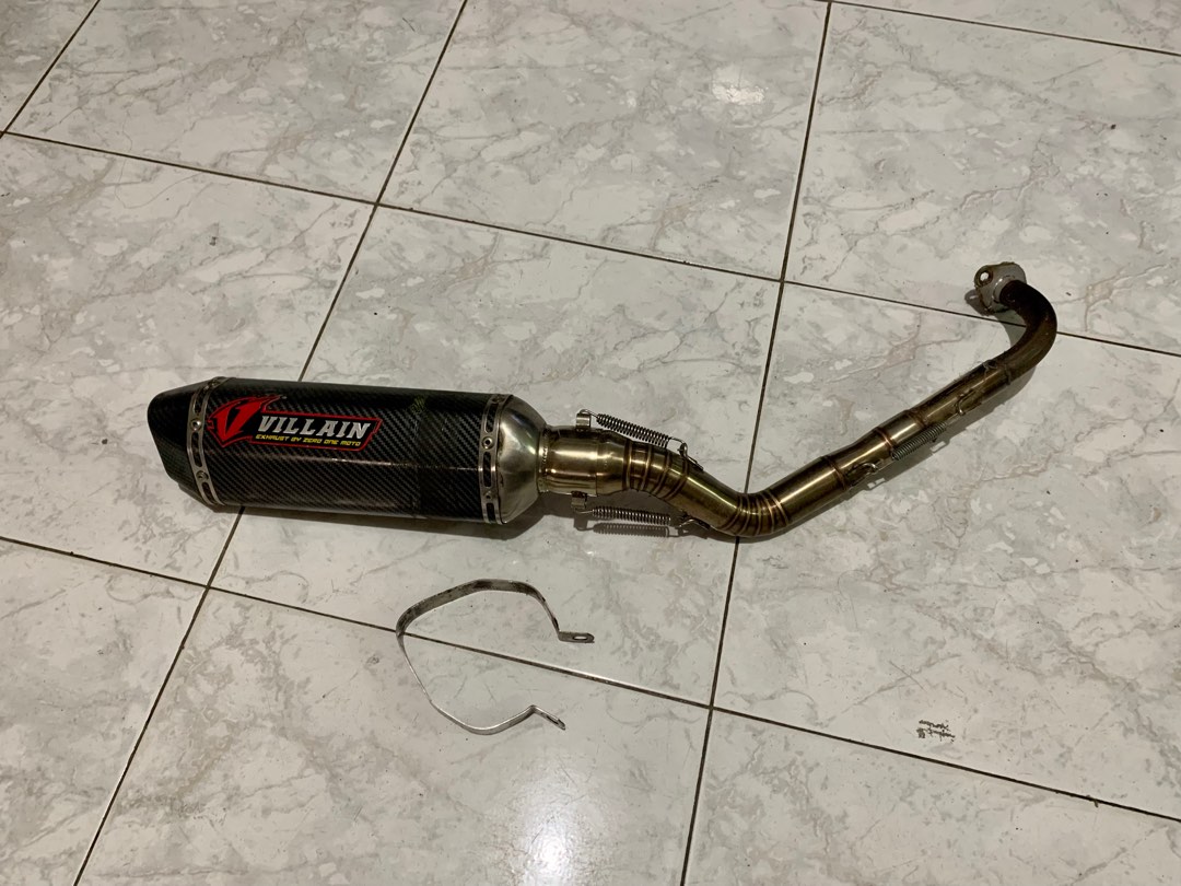 Villain Pipe For Nmax Full Exhaust , Motorbikes, Motorbike Parts ...