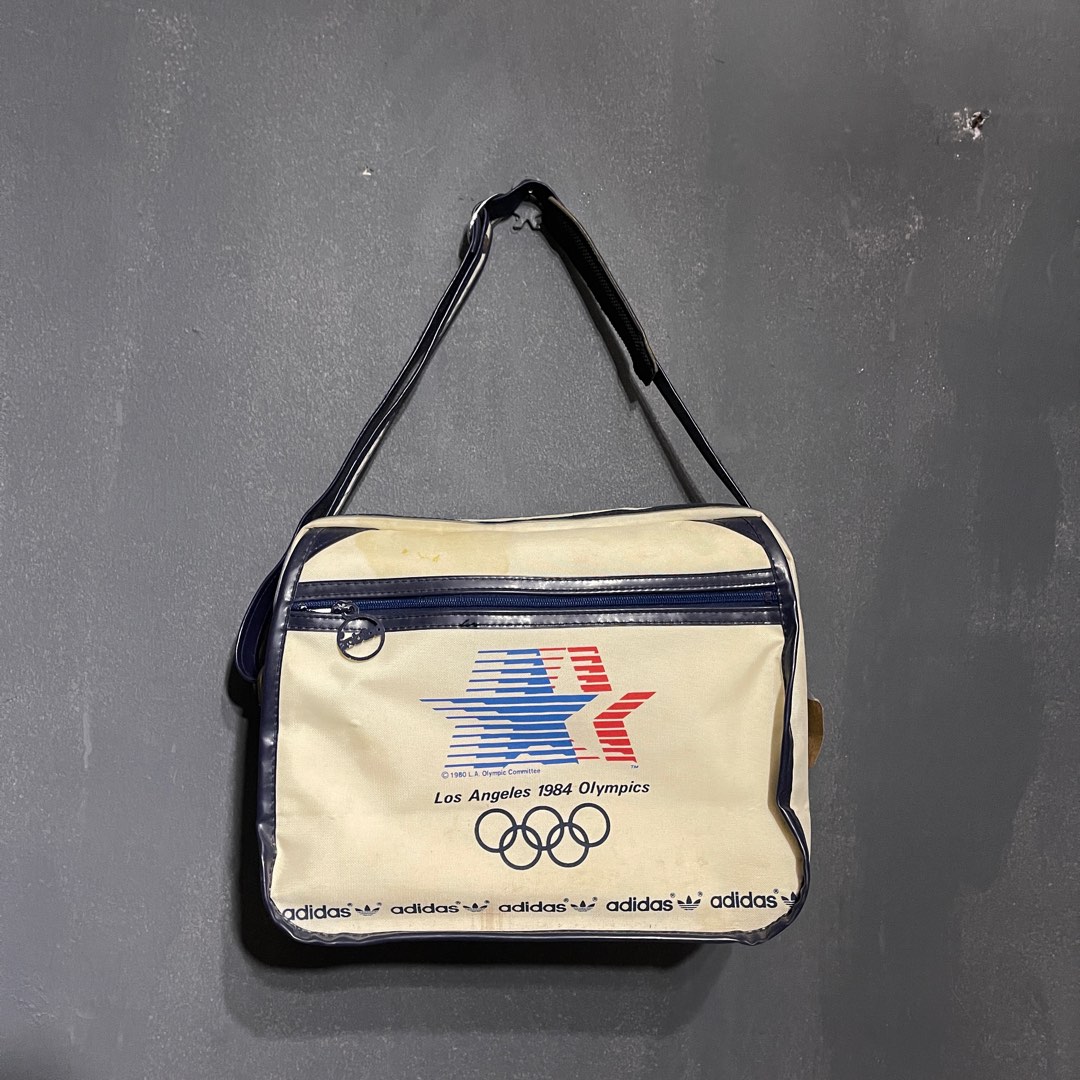 Vintage Adidas Olimpik Olympics 1984 Shoulder Bag, Men's Fashion, Bags ...