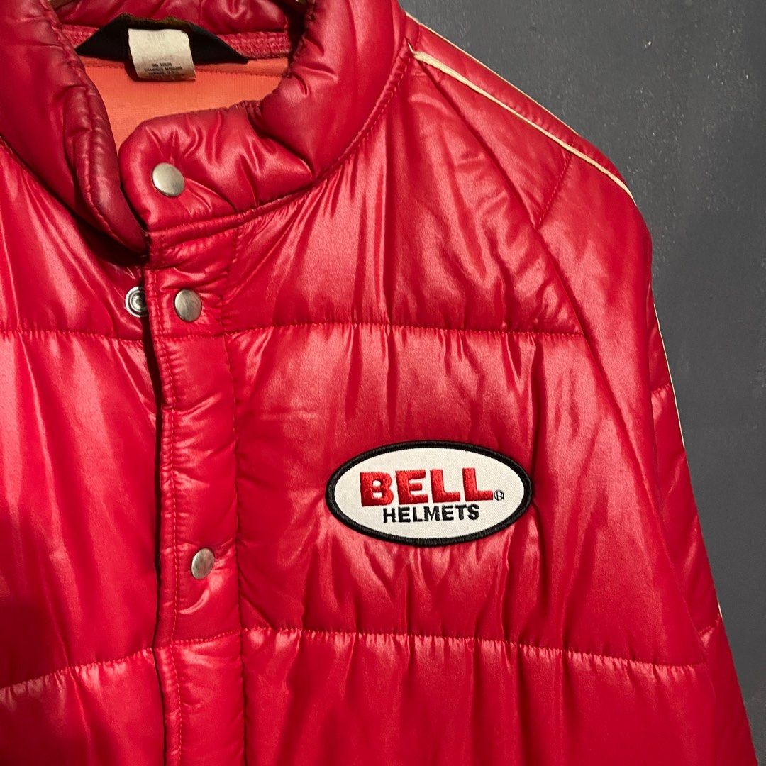 Vintage Bell Helmet Puffer Jacket Swingster Made in USA, Men's Fashion ...