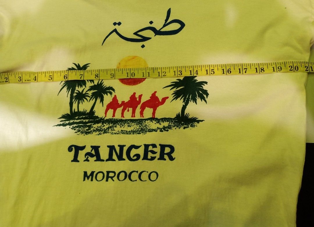 Vintage Tanger Morocco, Men's Fashion, Tops & Sets, Tshirts & Polo Shirts on Carousell