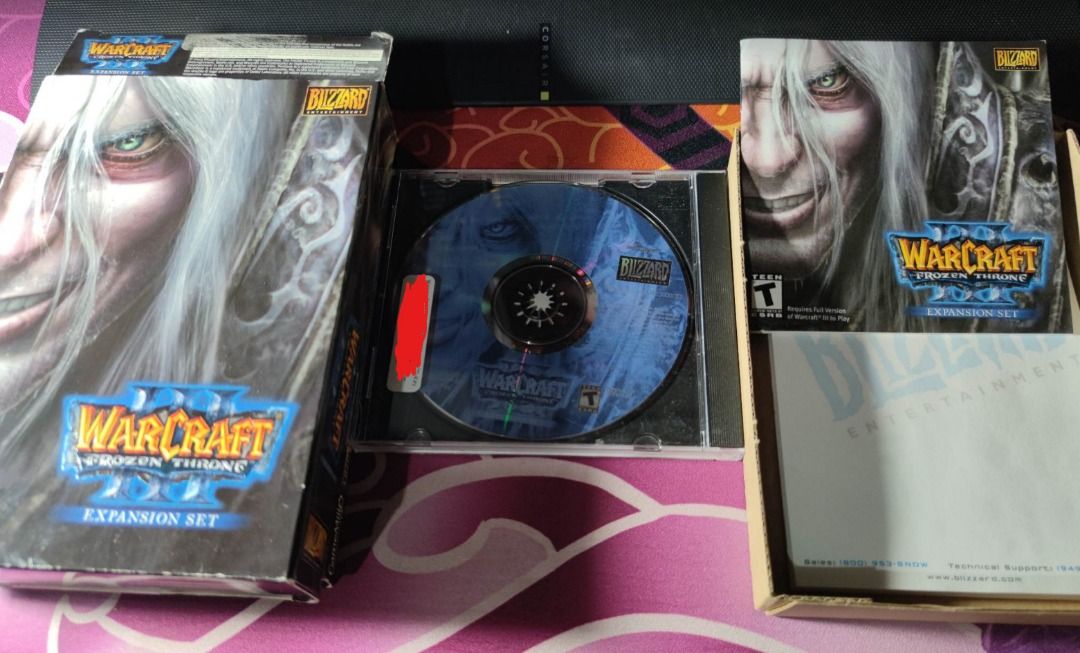 Warcraft 3 The Frozen Throne Game Box (collectibles) , Hobbies & Toys ...
