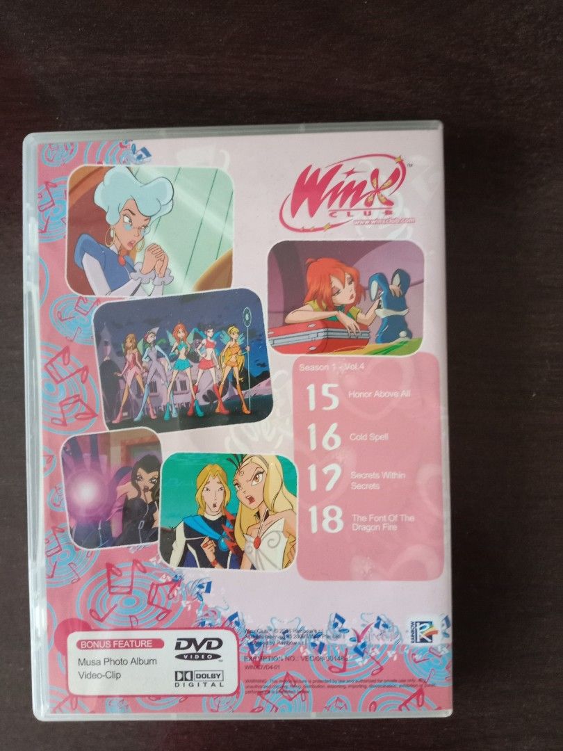 Winx Club DVD, Hobbies & Toys, Music & Media, CDs & DVDs on Carousell