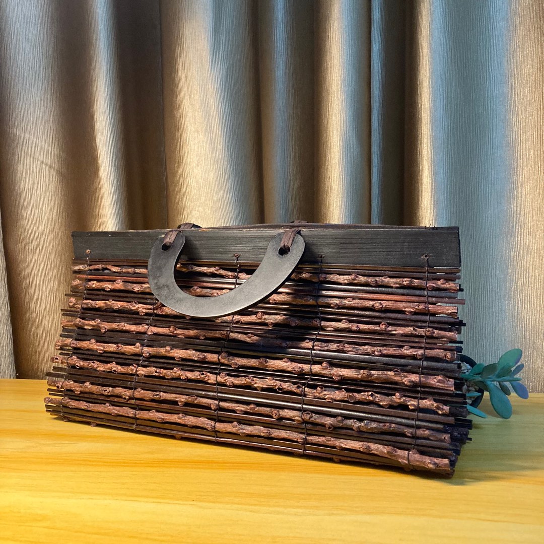 Wood Stick Hand Bag Carrier, Luxury, Bags & Wallets on Carousell