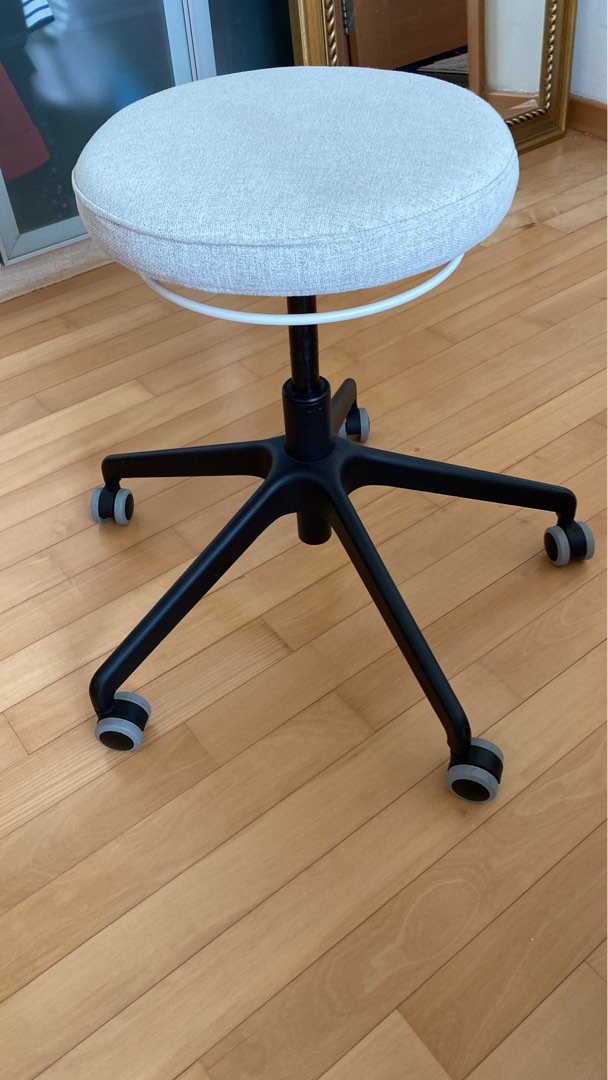 Workbench stool with wheels -new, Furniture & Home Living, Furniture ...