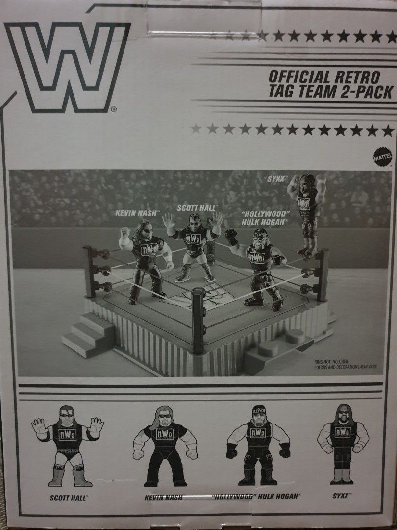 Wwf wwe wcw ecw aew mattel nwo retro Tag Team 2 pack, Hobbies & Toys ...