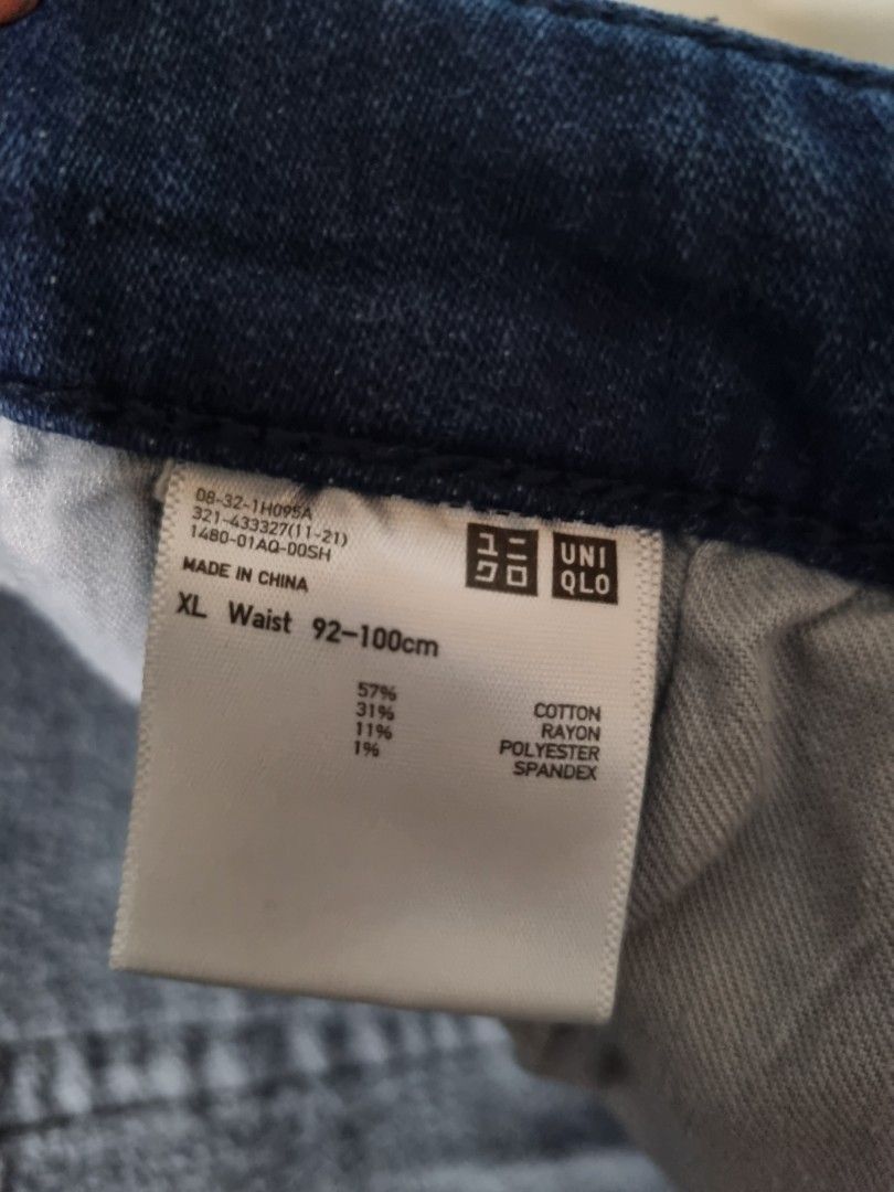 (XL) Uniqlo EZY Ultra Stretch Jeans, Men's Fashion, Bottoms, Jeans on Carousell