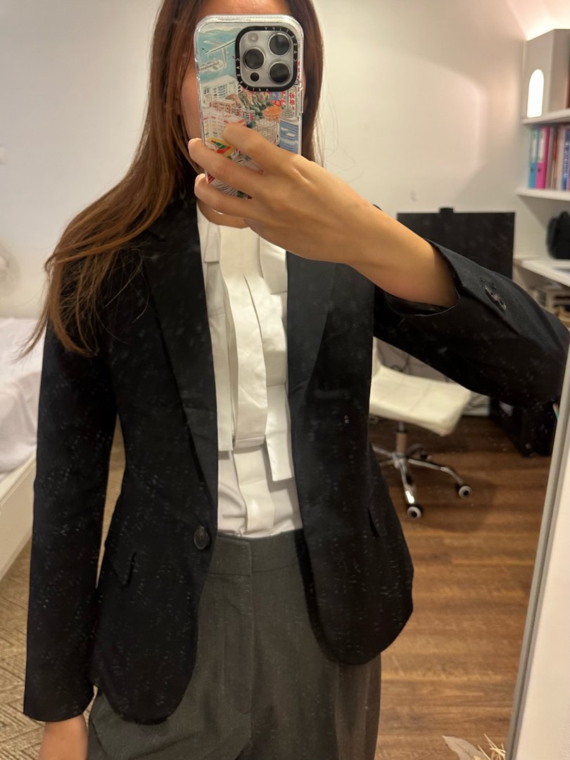 Zara Work Blazer, Women's Fashion, Coats, Jackets and Outerwear on ...