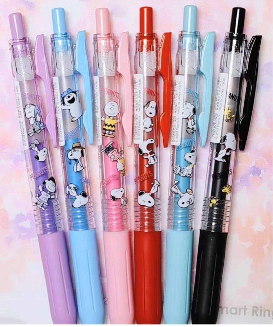 Zebra Japan Snoopy Sarasa Pen, Hobbies & Toys, Stationery & Craft ...
