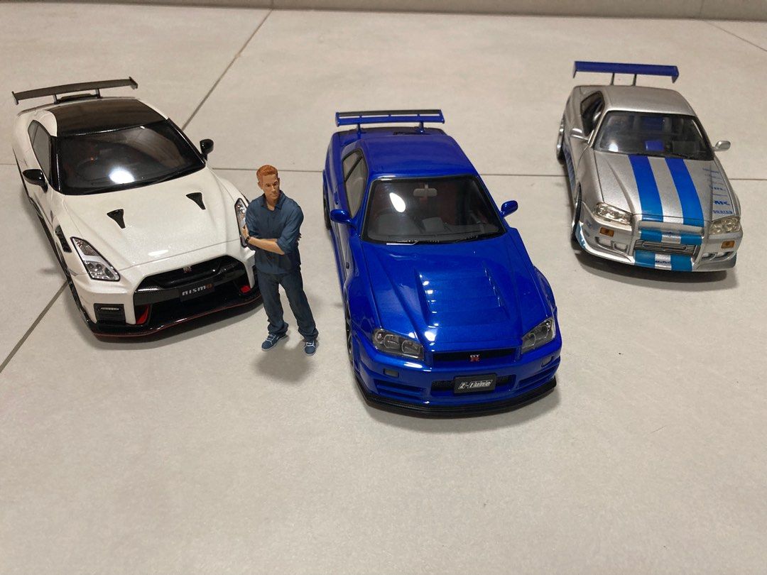 1:18 Brian r34/supra/evo/Mitsubishi/r35/autoart, Hobbies & Toys, Toys ...