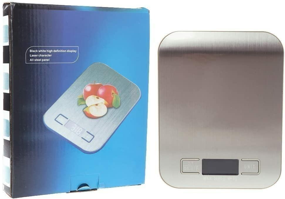 1625) SLIM LCD DIGITAL KITCHEN SCALE 11LB X 0.05OZ,5KG X 1G, TV & Home ...