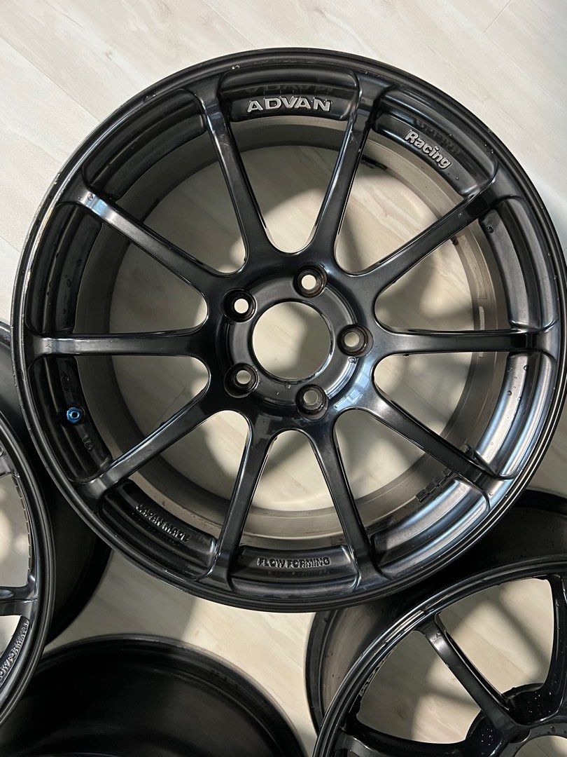 17” Original Advan Racing RS2, Car Accessories, Tyres & Rims on Carousell