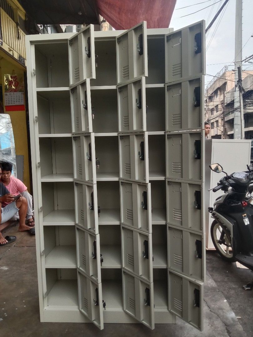 18 Doors Steel Lockers with Double Lock on Carousell