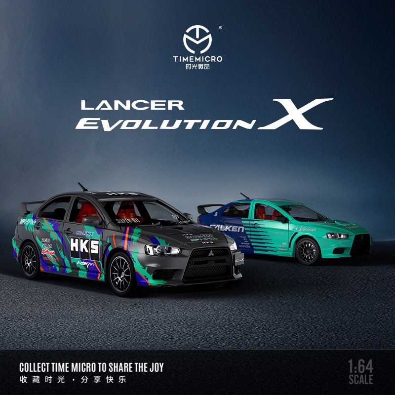 預訂 pre-order**** Time Micro TM 1:64合金模型 Mitsubishi Lancer Evolution EVO ...