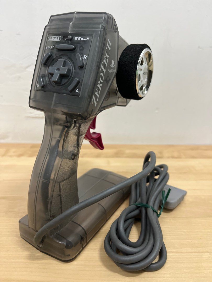 日版 PS HORI ZEROTECH ZERO TECH STEERING CONTROLLER CLEAR BLACK HPS-41 對應 ...