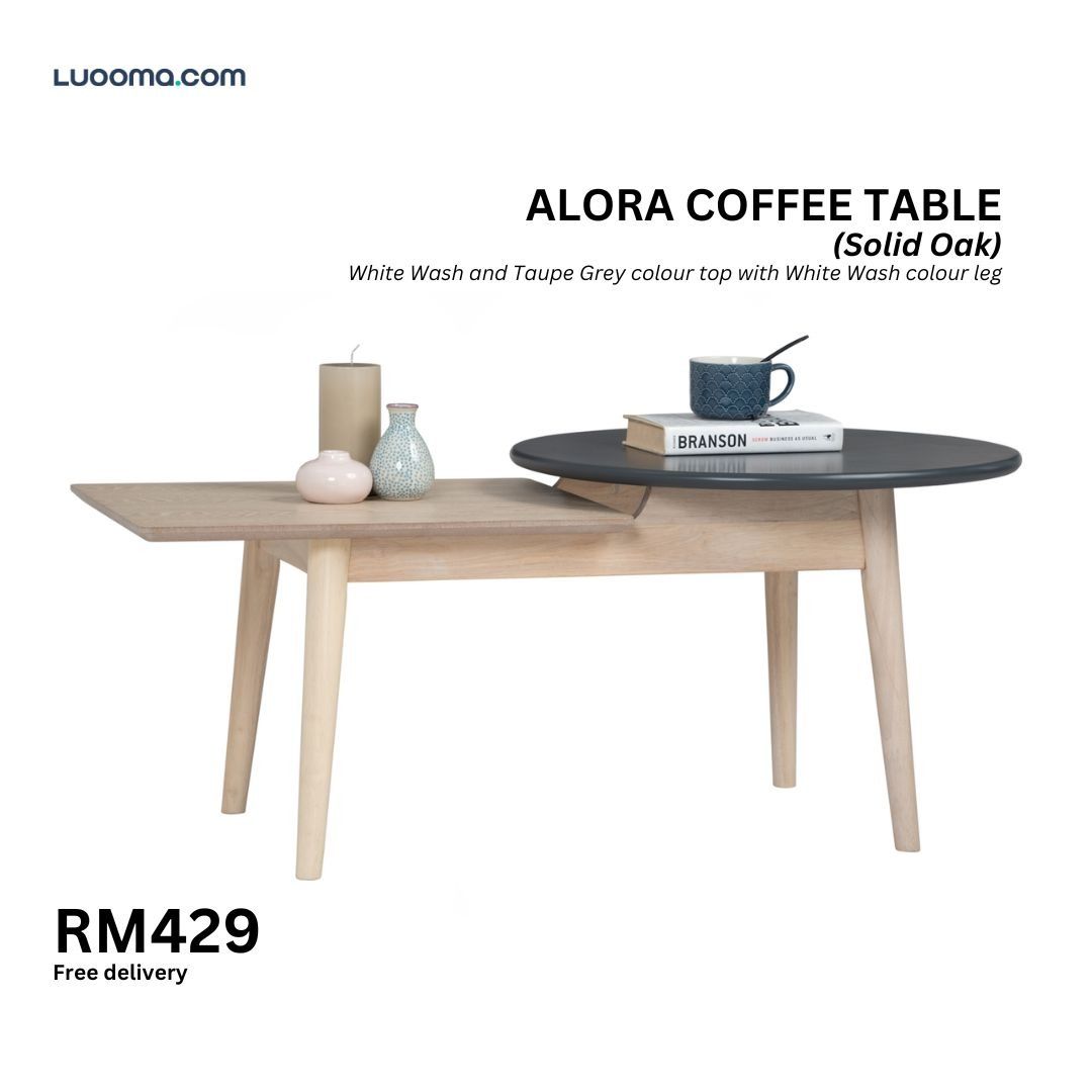 ALORA Coffee Table by Luooma Design (Solid Oak) - Free delivery ...