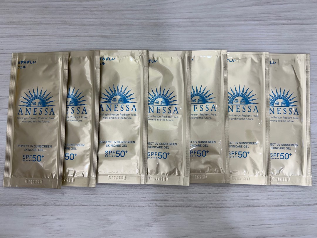 Anessa Sunscreen Trial Size Bundle of 7, Beauty & Personal Care, Face ...