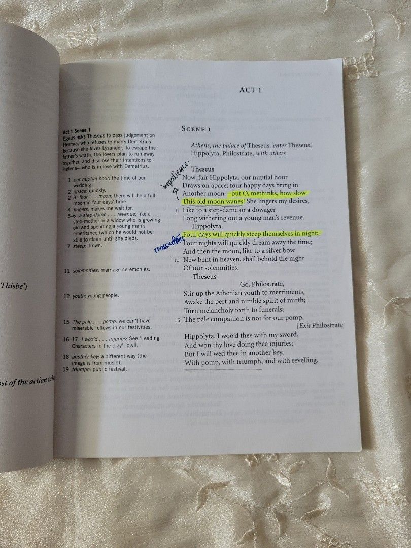 Annotated A Midsummer Night's Dream Book, Hobbies & Toys, Books ...