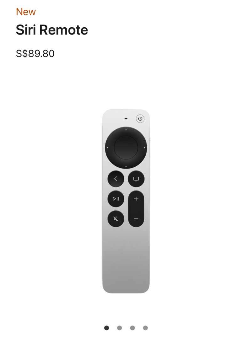Apple TV The Siri Remote (3rd generation), TV & Home Appliances, TV ...