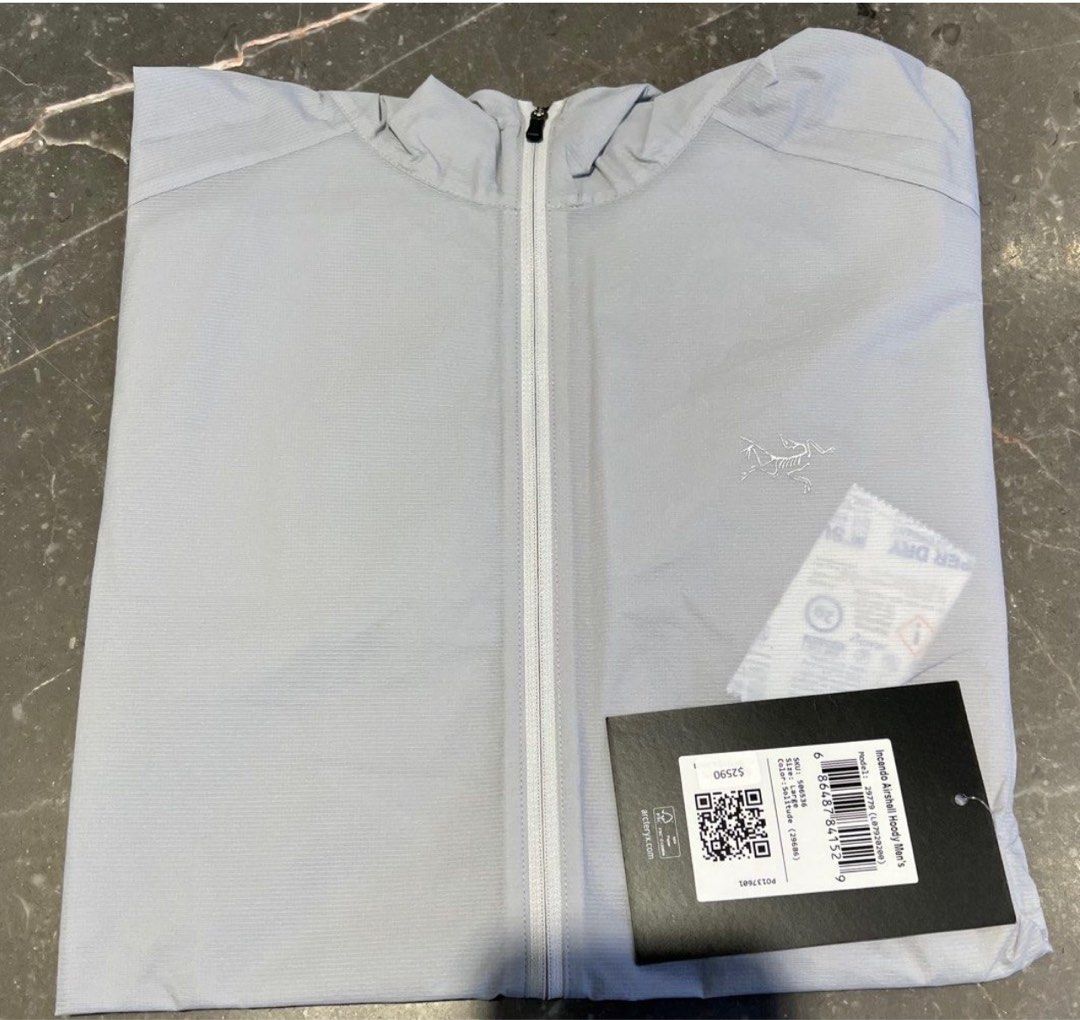 全新Arcteryx 風殼 incendo Airshell Jacket Men, 男裝, 外套及戶外衣服 - Carousell