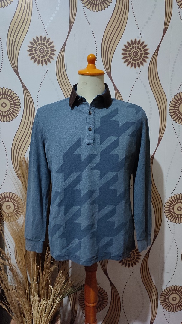 ARPEGGIO - Kaos Polo Rugby / Atasan Pria Berkerah lengan panjang Brand ...