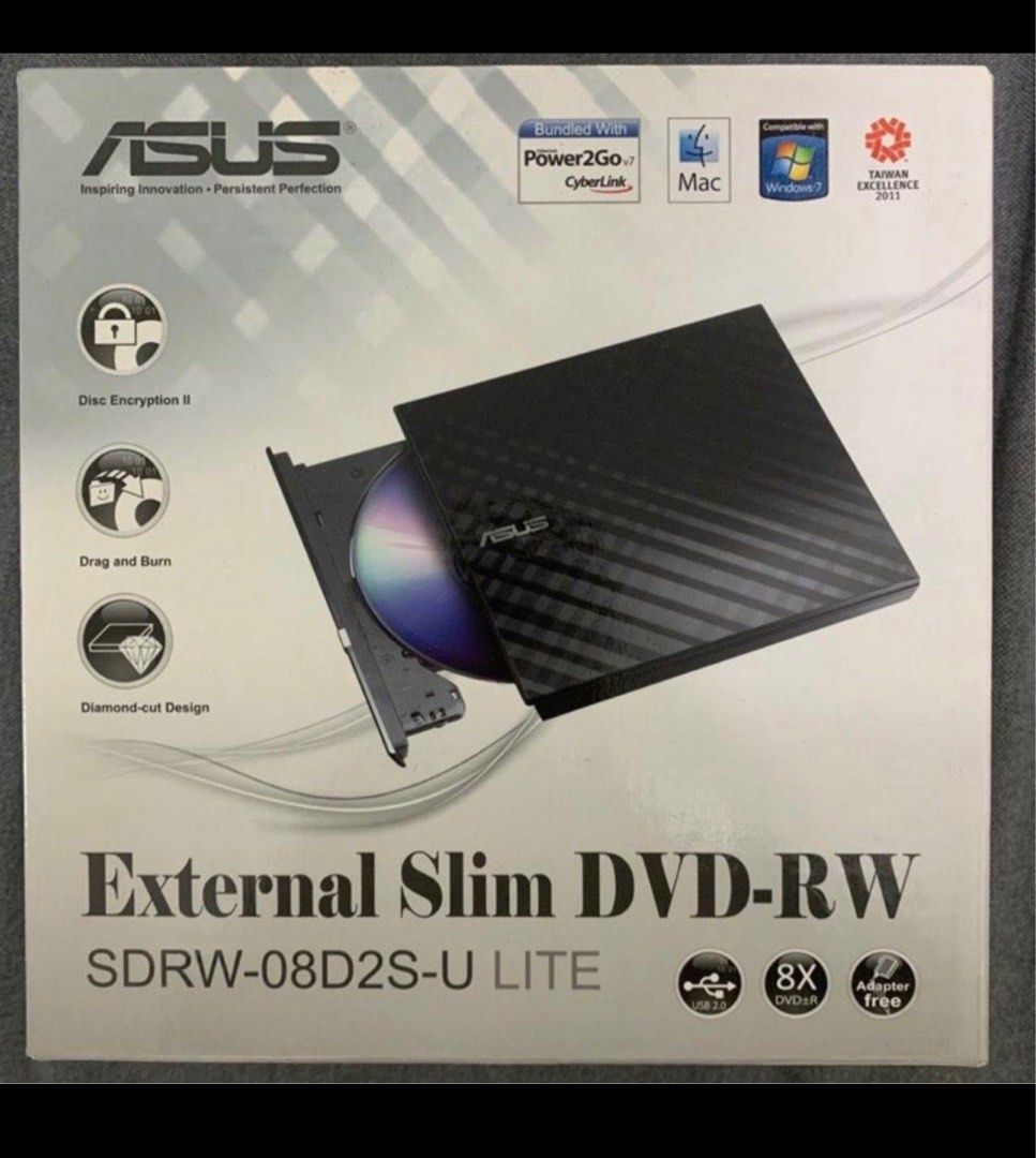 Asus External DVD Writer, Computers & Tech, Parts & Accessories, Other ...