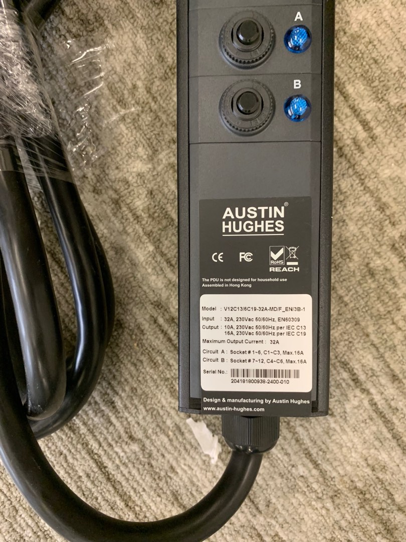 Austin Hughes Rack PDU, 電腦＆科技, 商務用科技產品 - Carousell