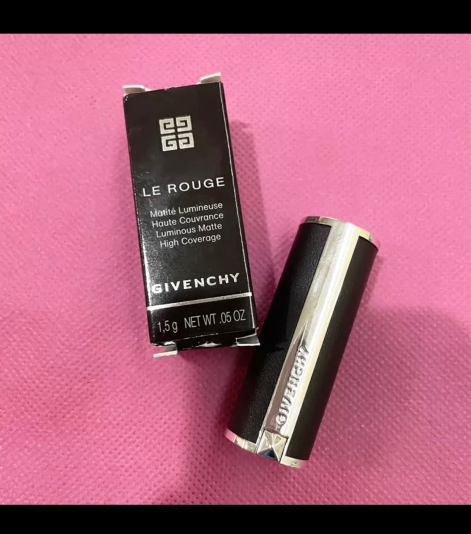 AUTHENTIC Givenchy Le rouge luminous matte high coverage lipstick shade ...