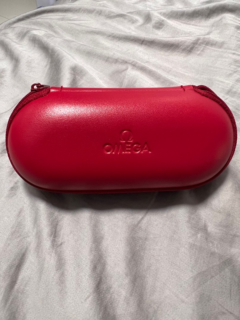 Authentic OMEGA WATCH CASE (red), Luxury, Watches on Carousell