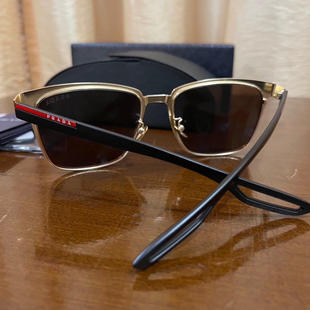 Authentic PRADA Polarized Mens Sunglasses, Men's Fashion, Watches ...