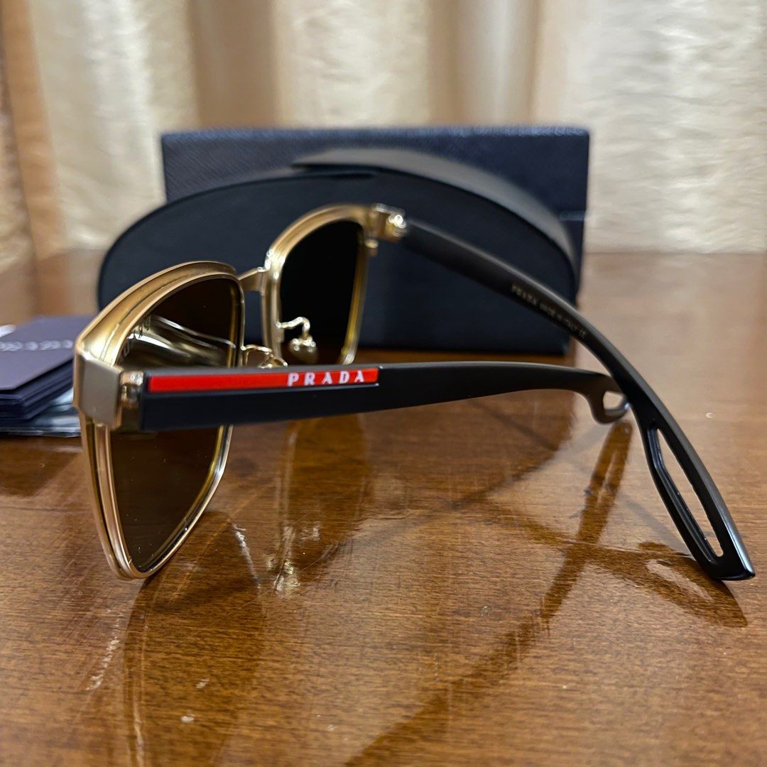 Authentic PRADA Polarized Mens Sunglasses, Men's Fashion, Watches ...