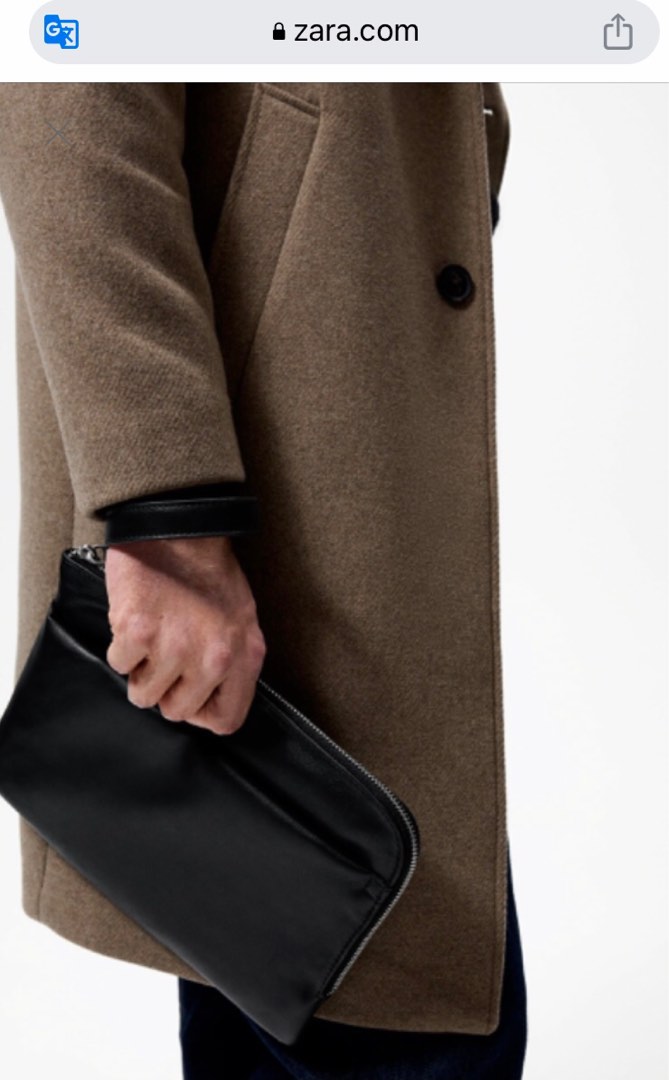 Authentic Zara Slim Bag in Envelope, Men's Fashion, Watches ...
