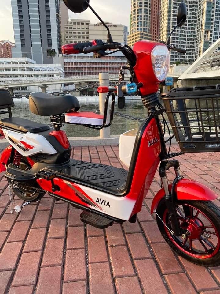 Avia Tri color Two- wheels E-bike, Sports Equipment, Bicycles & Parts ...