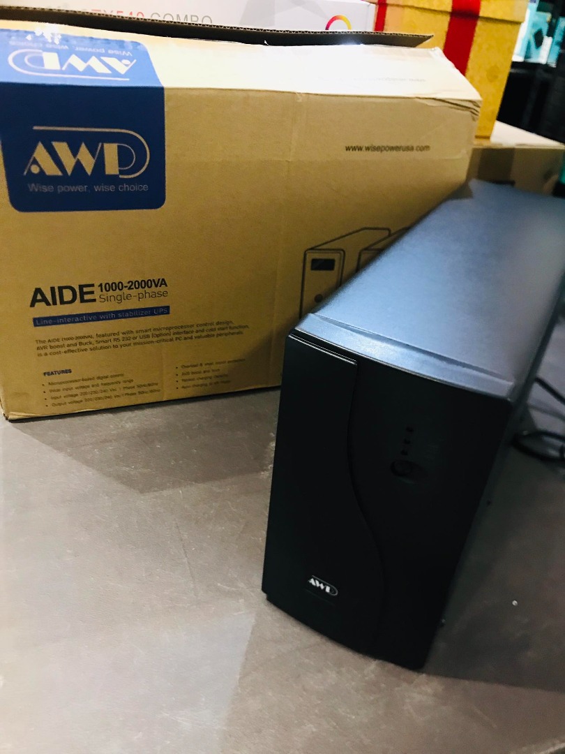 AWP AID2000 2kVA UPS 2000VA1200W Computer Server Stand-alone UPS, Computers & Tech, Parts ...