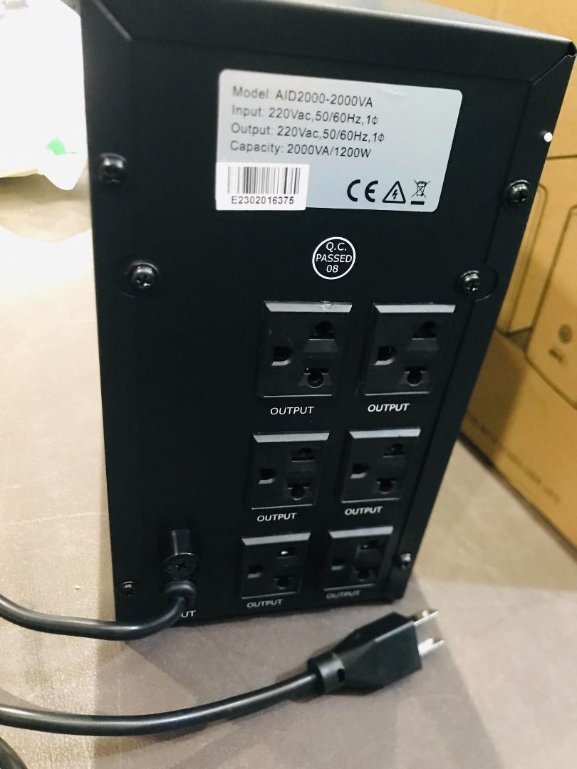 AWP AID2000 2kVA UPS 2000VA1200W Computer Server Stand-alone UPS ...