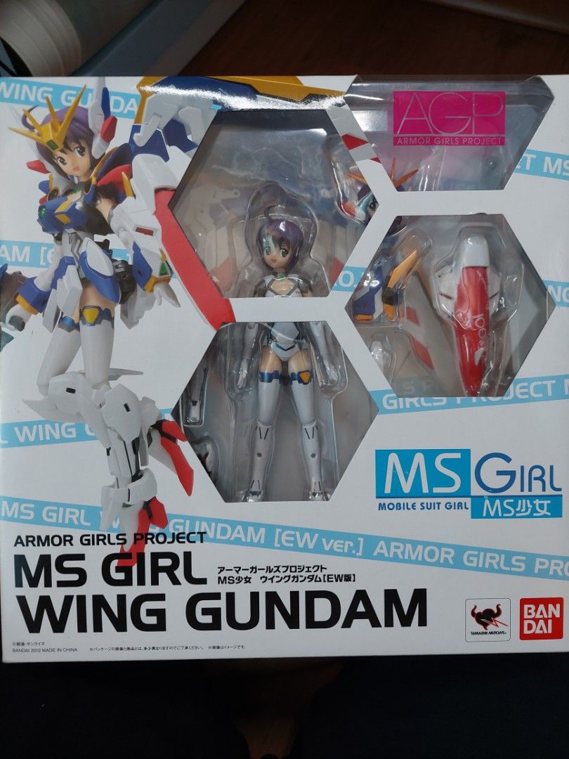 Bandai AGP MS GIRL WING GUNDAM, 興趣及遊戲, 玩具 & 遊戲類 - Carousell