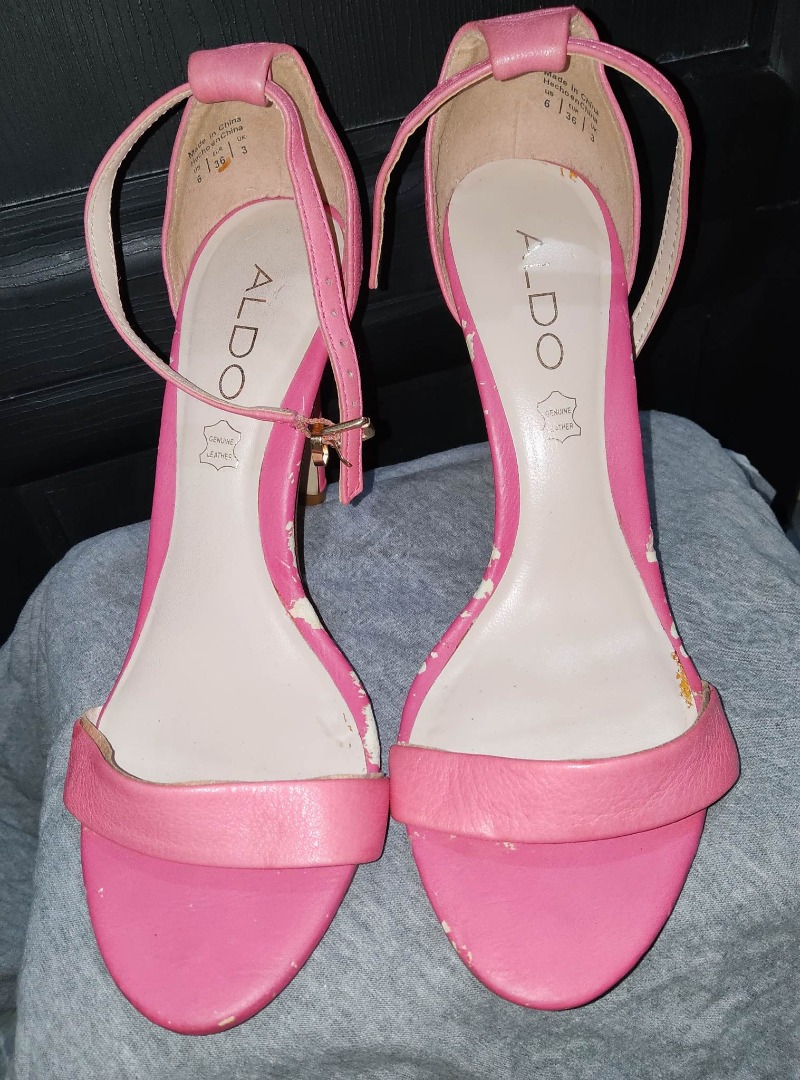 BARBIE LIKE ANKLE STRAP HEELS (ALDO), Women's Fashion, Footwear, Heels ...