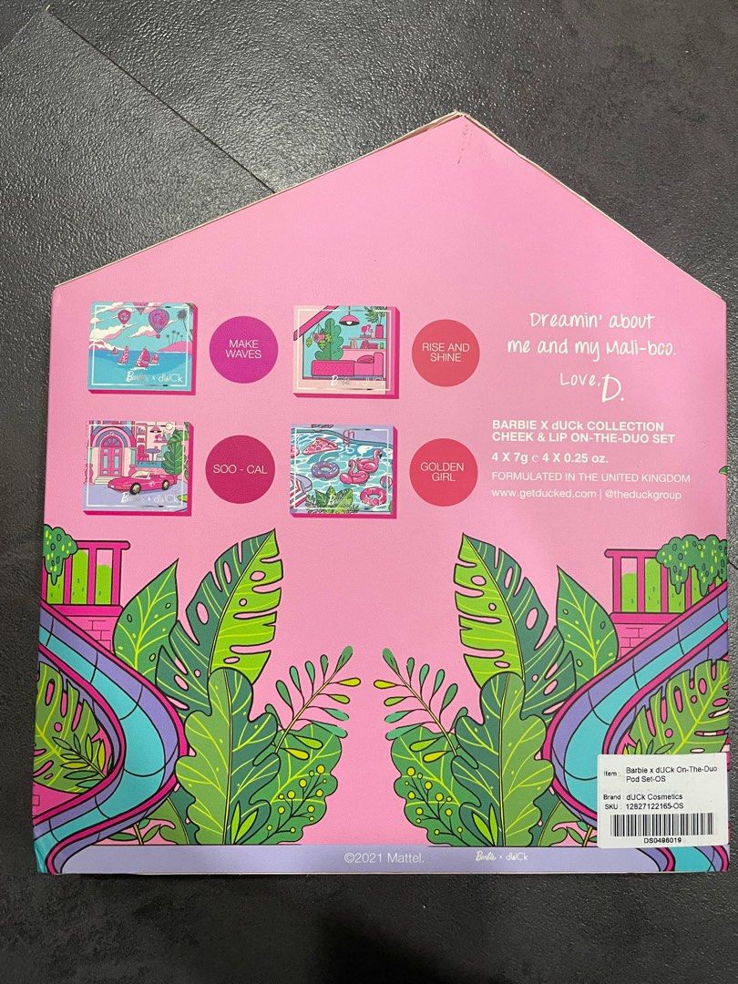 Duck - Barbie X Duck Collection Cheek & Lip O-The-Duo Set, Beauty ...