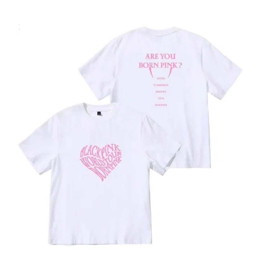 PO BLACKPINK Born Pink Tour T-Shirts, Hobbies & Toys, Memorabilia ...